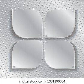 78 Metal Plate With Rivets Vector Image Images, Stock Photos & Vectors ...