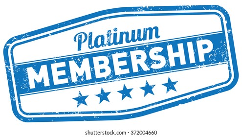 Platinum Membership Stamp Stock Vector (Royalty Free) 372004660 ...