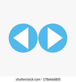 Play Button Icon Trendy Flat Style Stock Vector (Royalty Free) 1786666805