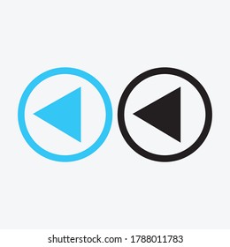 Play Button Icon Trendy Flat Style Stock Vector (Royalty Free ...