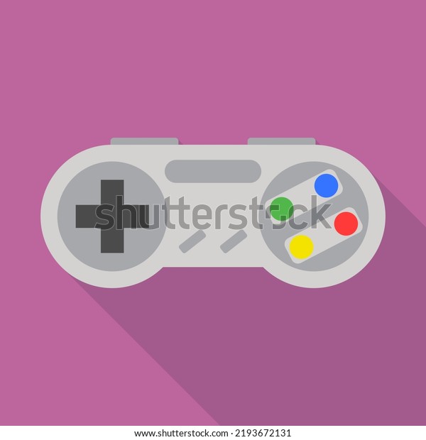 Play Game Vector Isolated Joystick Icon Stock Vector (Royalty Free ...
