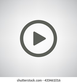 17,150 Press play button icon Images, Stock Photos & Vectors | Shutterstock