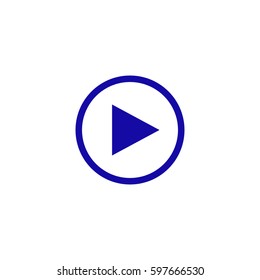 Vektor Stok Play Button Icon (Tanpa Royalti) 559258840 | Shutterstock