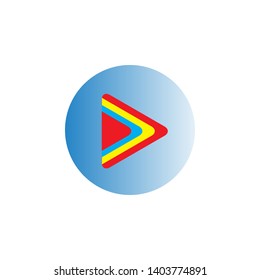 Play Icon Logo Design Template Stock Vector (Royalty Free) 1403774891 ...