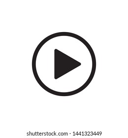 Play Icon Symbol Vector Style Design Stock Vector (Royalty Free ...