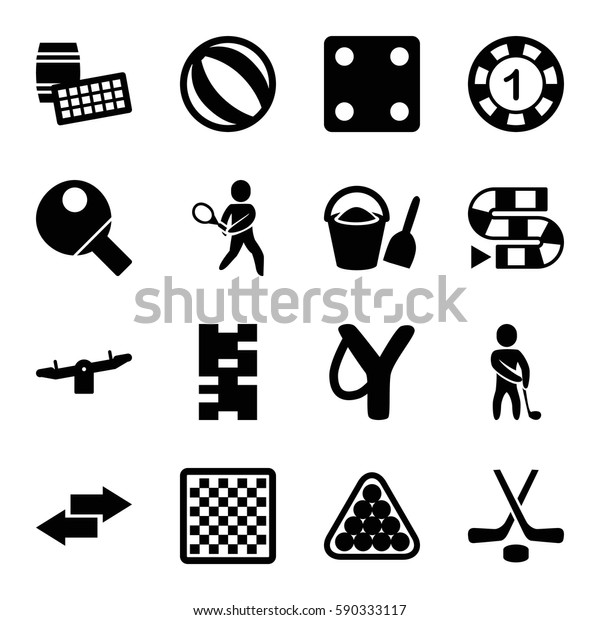 Play Icons Set Set 16 Play Stock Vector (Royalty Free) 590333117 ...