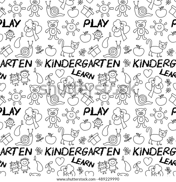 Play Learn and grow together Vector image Play Learn and grow together Vector image