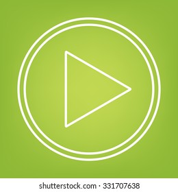 Play Line Icon Stock Vector (Royalty Free) 331707638 | Shutterstock
