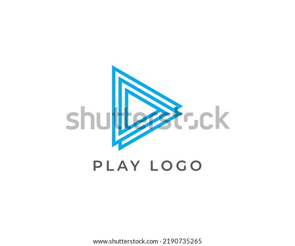 Play Logo Concept Sign Icon Symbol Stock Vector (Royalty Free ...