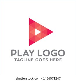 Creative Color Full Play Logo Design Stock Vector (Royalty Free ...