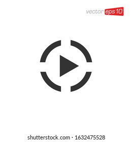 Play Media Icon Design Vector Stock Vector (Royalty Free) 1632475597 ...