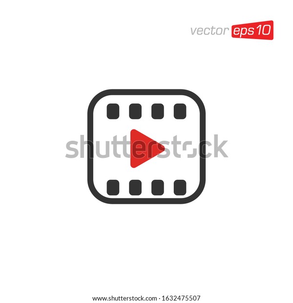 Play Media Icon Design Vector Stock Vector (Royalty Free) 1632475507 ...