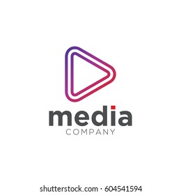 Digital Play Map Logo Stock Vector (Royalty Free) 1331049278