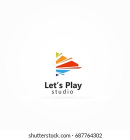 Play Studio Logo Stock Vector (Royalty Free) 687764302 | Shutterstock