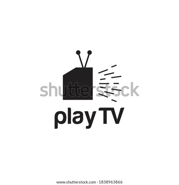 Play Tv Logo Vector Symbol Templates Stock Vector (Royalty Free ...