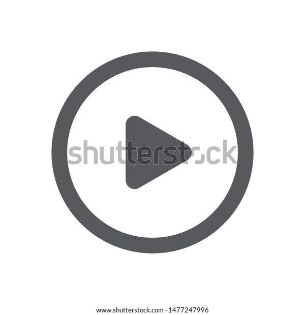 Lire l'icône vectorielle. Symbole du lecteur : image vectorielle de ...