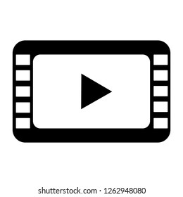Play Video Icon Meida Player Vector Stock Vector (Royalty Free ...