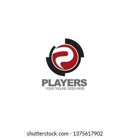 Players Logo Design: vector de stock (libre de regalías) 1375617902 ...