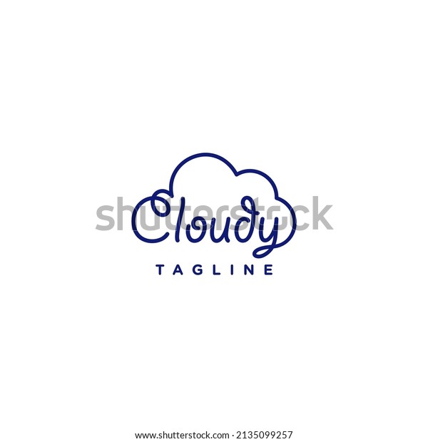 Diseño del logotipo de Word Cloud: vector de stock (libre de regalías ...
