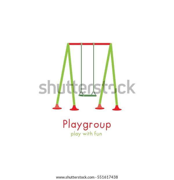 Playgroup Logo Design Template Illustration Playground Stock Vector ...