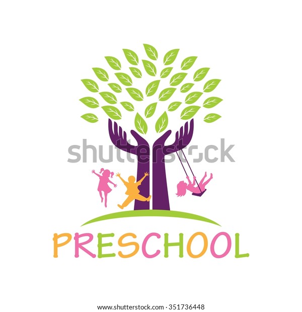 Playgroup Preschool Kindergarten Logo Template Stock Vector (Royalty ...
