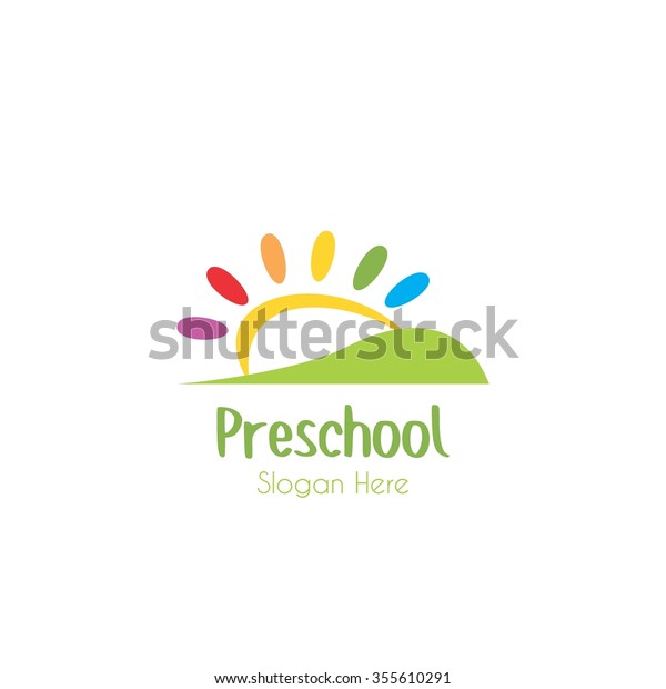 Playgroup Preschool Kindergarten Logo Template Stock Vector (Royalty ...