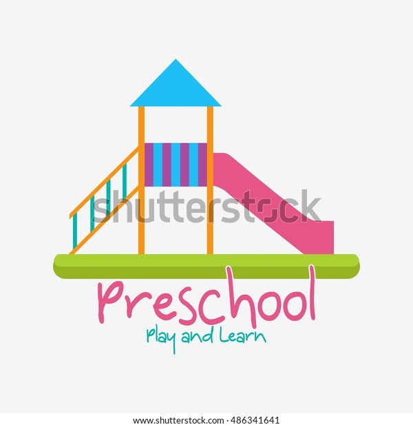 Playgroup Preschool Kindergarten Logo Template Vector Stock Vector ...