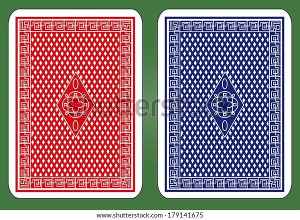 Playing Card Back Designs Stock Vector (Royalty Free) 179141675 Playing Card Back Designs Stock Vector (Royalty Free) 179141675