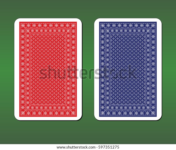 Playing Card Back Designs Stock Vector (Royalty Free) 597351275 Playing Card Back Designs Stock Vector (Royalty Free) 597351275
