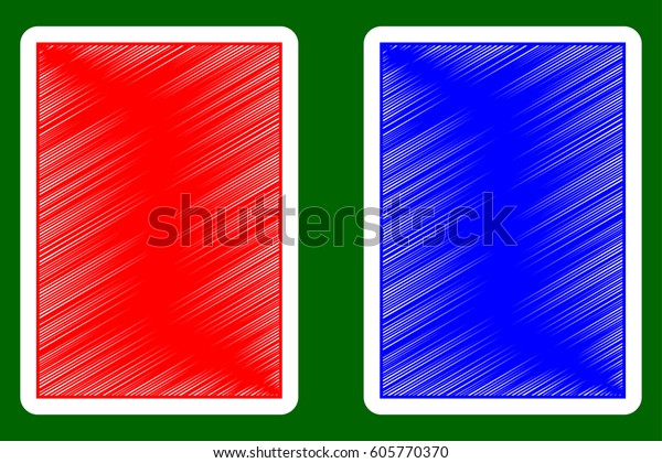 Playing Card Back Designs Stock Vector (Royalty Free) 605770370 ...