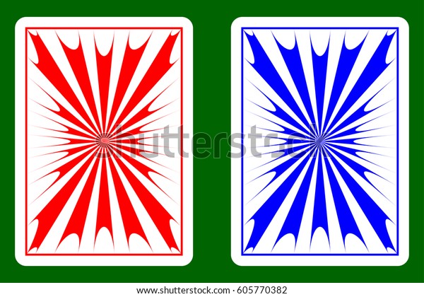 Playing Card Back Designs Stock Vector (Royalty Free) 605770382 ...