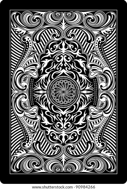 playing card back side playing card back side