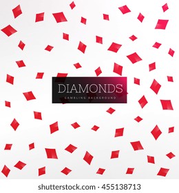 Playing Card Diamond Shapes Background Stock Vector (Royalty Free ...