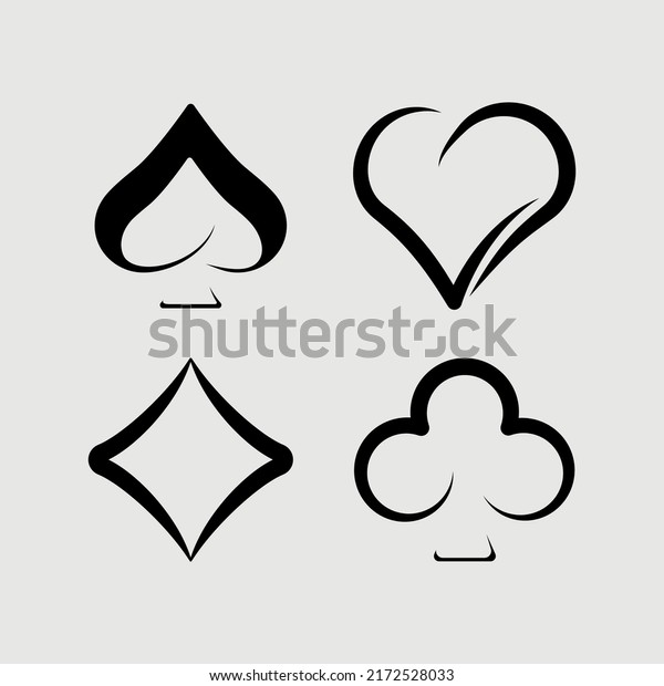 Playing Card Logo Casino Logo Stock Vector (Royalty Free) 2172528033 ...