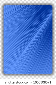 Playing Cards Back Isolated On Transparent Stock Vector (Royalty Free ...