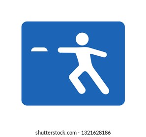 Playing Flying Disc Symbol Stock Vector (Royalty Free) 1321628186 ...