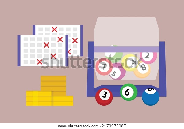 Playing Luck Based Lottery Game Win Stock Vector (Royalty Free ...
