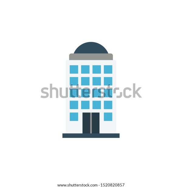 Plaza Glyph Flat Vector Icon Stock Vector (Royalty Free) 1520820857 ...