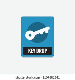 Please Drop Keys Here Sign Hotel Stock Vector (Royalty Free) 1109881550 ...
