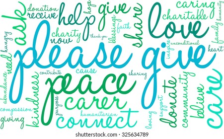 Please Give Word Cloud On White Stock Vector (Royalty Free) 325634789 ...