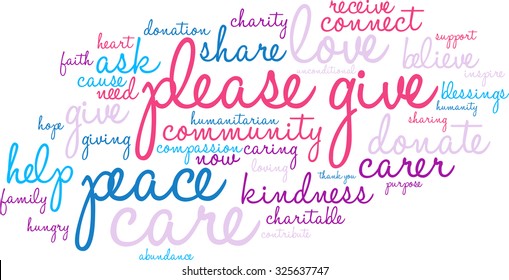 Please Give Word Cloud On White Stock Vector (Royalty Free) 325637747 ...