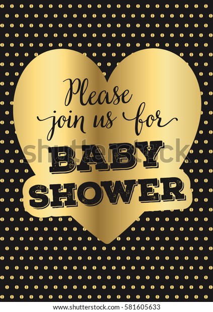 Please Join Us Baby Shower Card Stock Vector (Royalty Free) 581605633 ...