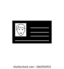 Please Show Your Permit Card Black Stock Vector (Royalty Free ...