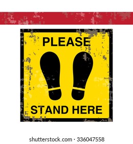 111 Please fall in line image Images, Stock Photos & Vectors | Shutterstock