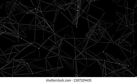 Plexus Lines Dots Connected Particles Network Stock Vector (Royalty ...