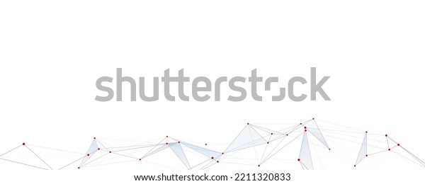 Plexus Mesh On White Background Scientific Stock Vector (Royalty Free ...