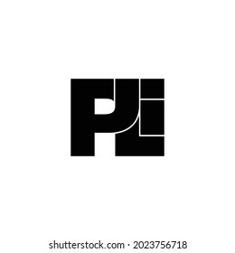 Pli Letter Monogram Logo Design Vector Stock Vector (Royalty Free ...