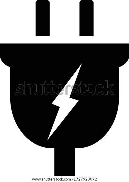 Plug Icon Plug Symbol Vector Illustration Stock Vector (Royalty Free ...