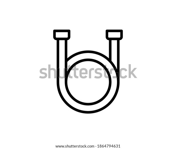 Plumb Line Icon Vector Symbol Trendy Stock Vector (Royalty Free ...