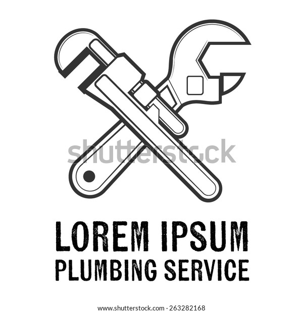 Plumbing Service Logos Signs Vector Insignia Stock Vector (Royalty Free ...